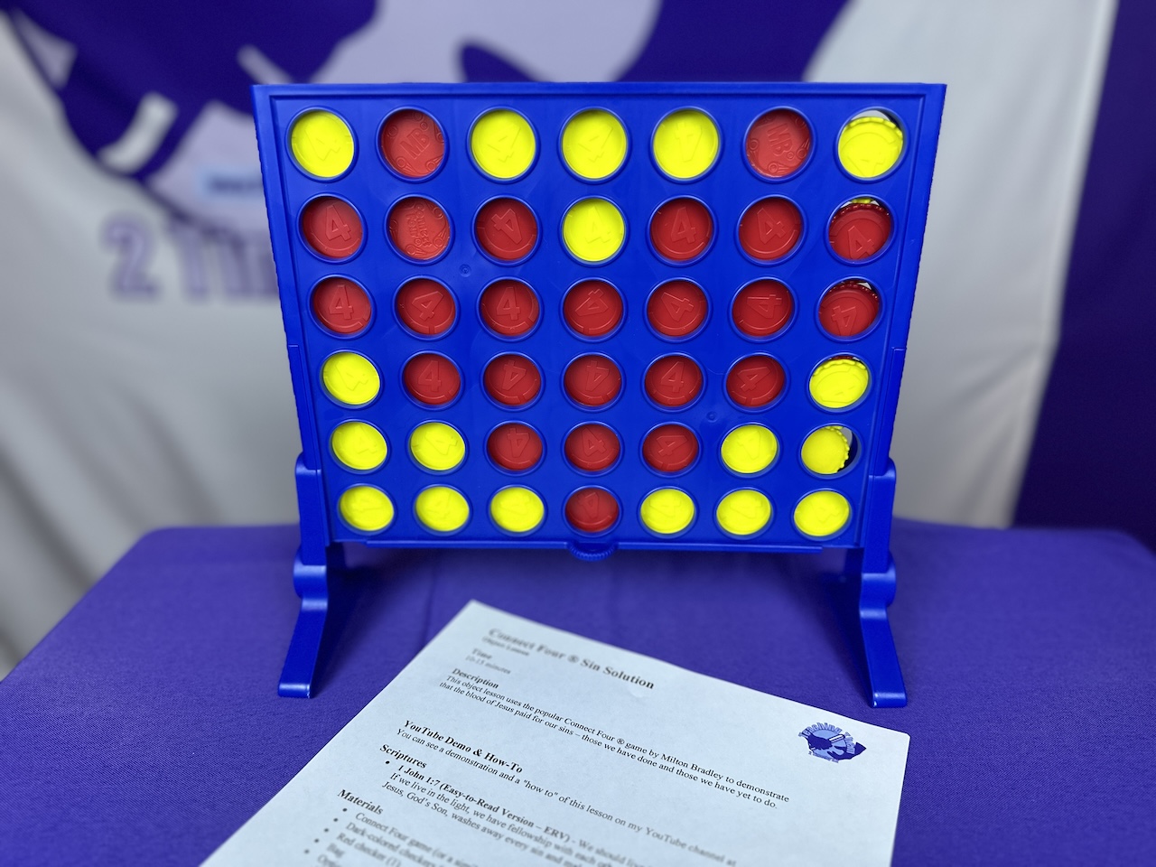 Connect Four Sin Solution (OJBECT LESSON) – Teaching Them